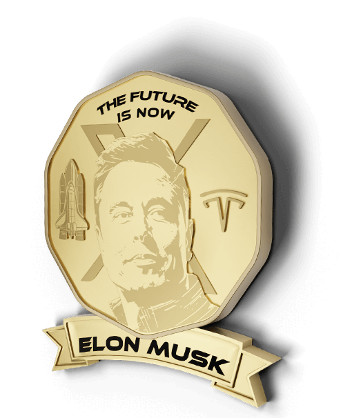 Elon Musk Collectible Future Badges | $29/bottle Today